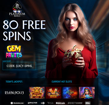 Platinum Reels No Deposit Bonus 2023
